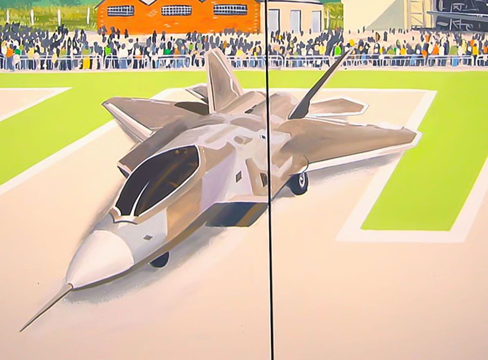 Airshow Mural Around Bedroom | Sacredart Murals