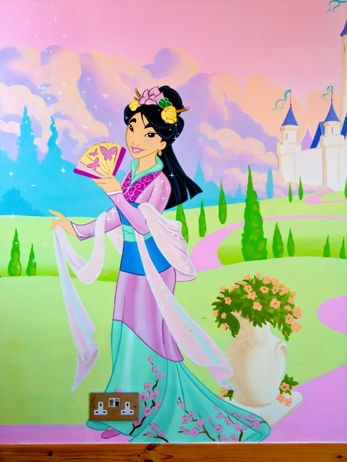 Disney Princess Mural | Sacredart Murals