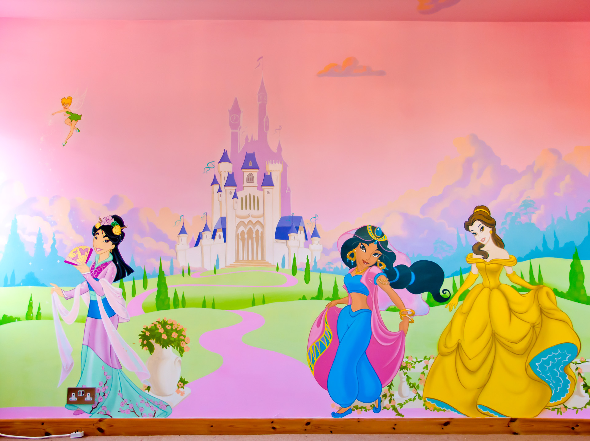 Disney Princess Mural | Sacredart Murals